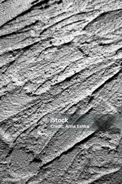 신선한 콘크리트의 고르지 않은 회색 질감 디자인과 장식을위한 석고 벽 질감 추상 시멘트 벽 텍스처 배경 텍스트의 공간을 복사합니다 0명에 대한 스톡 사진 및 기타 이미지