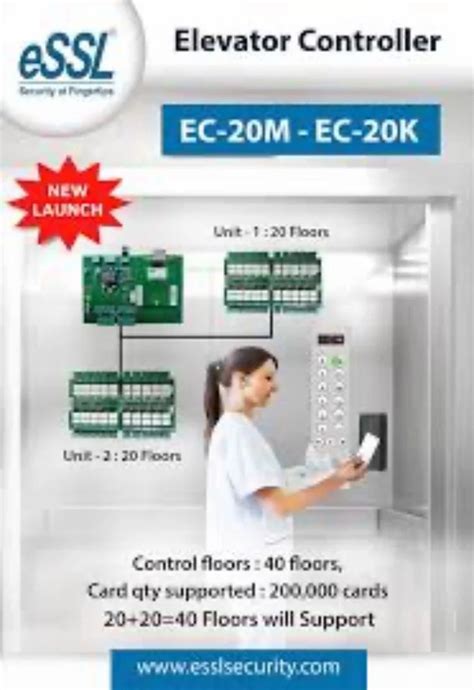 ESSL ELEVATOR CONTROLLER ESSL F12 Fingerprint Based Plastic Biometric Exit Reader Black And