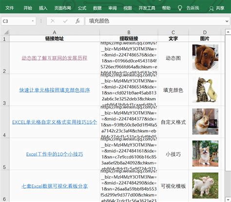批量提取网址，单元格and图片插入网址 正数办公