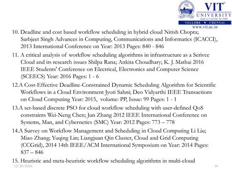 An Optimized Scientific Workflow Scheduling In Cloud Computing Pptx
