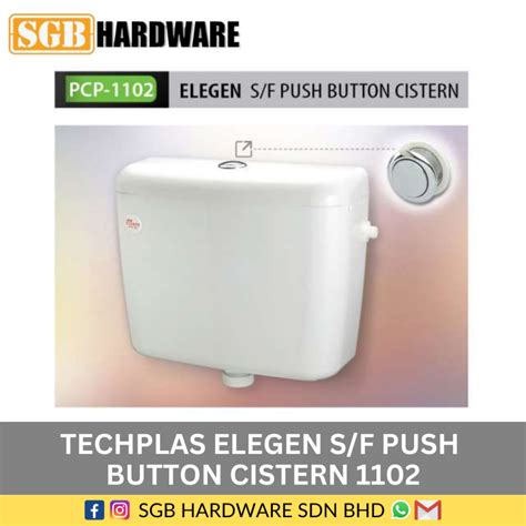 Techplas Elegen Cistern Single Double Push Flush Button Low Levelhigh Level 110111021103