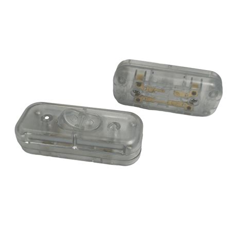 Inline Push Button Switch Light 303 Snap In On Off Small Switch Waterproof Rocker Switch And