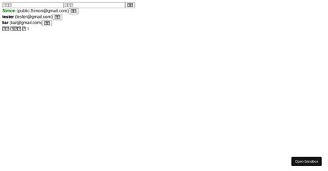 React Codesandbox