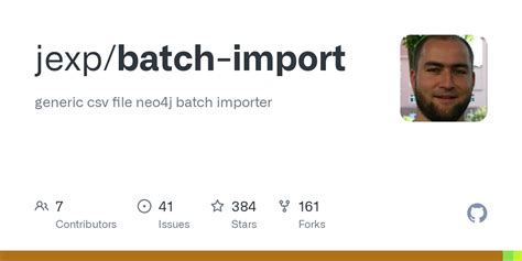 GitHub Jexp Batch Import Generic Csv File Neo J Batch Importer