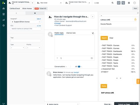 SAP Litmos App Integration With Zendesk Support