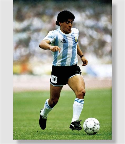 Postick Diego Maradona Spor Posteri Kalın Parlak Kuşe Kağıdı Fiyatı Ve