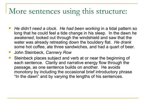 Improving Sentence Structure Ppt Programming Languages Computing