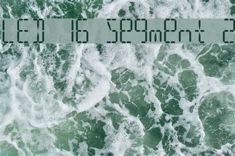 Led 16 Segment 2 Font