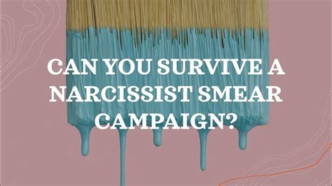 Surviving the narcissist smear campaign #narcissism #narcissist #npd - YouTube