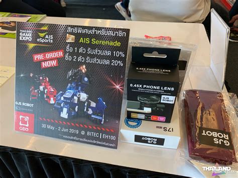 Tge2019 พาเที่ยวบูธ Gjs Robot หุ่นยนต์รบบังคับด้วยสมาร์ทโฟนสุดล้ำ