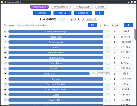 Game Save Data Backup Tool Ludusavi V028 Brings New Features Gamingonlinux