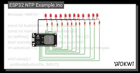 Esp32 Ntp O Copy Wokwi Esp32 Stm32 Arduino Simulator