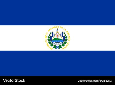 Flags Of El Salvador Royalty Free Vector Image