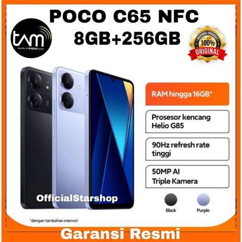 Jual XIAOMI POCO C65 NFC 6GB 128GB 8GB 256GB GARANSI RESMI POCO C75 Shopee Indonesia