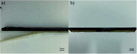 The Photographs Of A Independently Cfrp Epdm And B Co Curing Cfrp