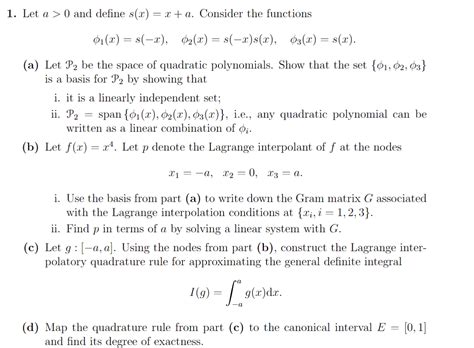 Solved Let A And Define S X X A Consider The Chegg Com
