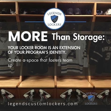 more than storage your locker room is an extension of your program s