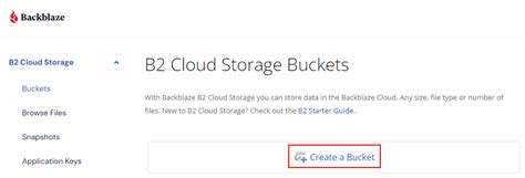how to set up offsite copies to a backblaze cloud storage account