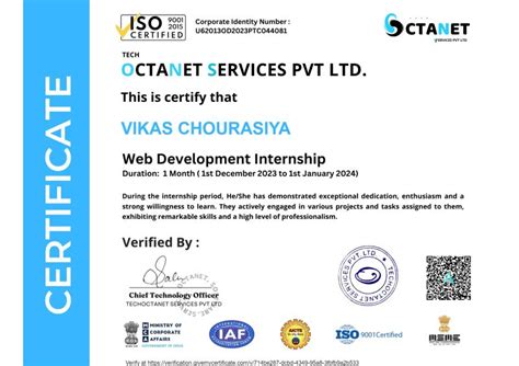 Vikas Chourasiya On Linkedin Octanet Webdevelopment Octanetinternship Techindustry Webdev…