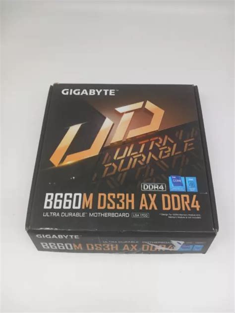 GIGABYTE B M DS H AX DDR LGA MicroATX Intel Motherboard PicClick UK