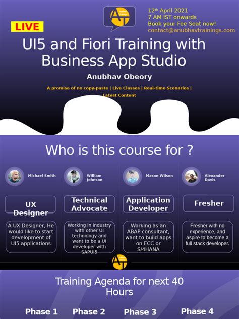 Sap Ui5 And Fiori Training Pdf Html Html Element