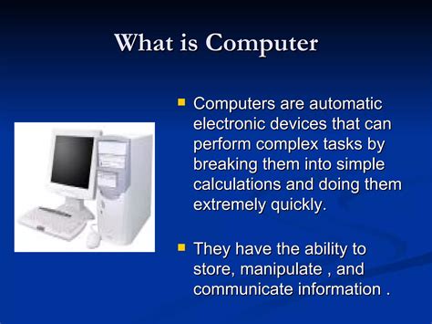 Computer Fundamentals Ppt Home Entertainment Systems Consumer