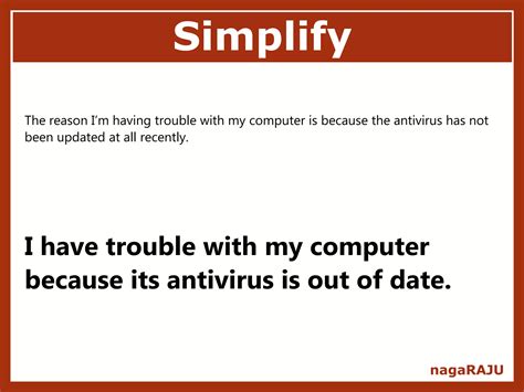 Wrting Exercises Ppt
