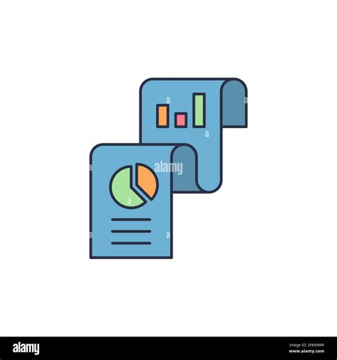 Document With Graph Chart Stock Vector Image Art Alamy