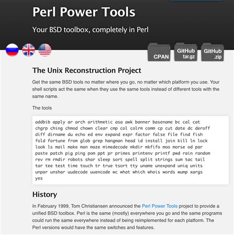 Perl Power Tools Joseph Scott