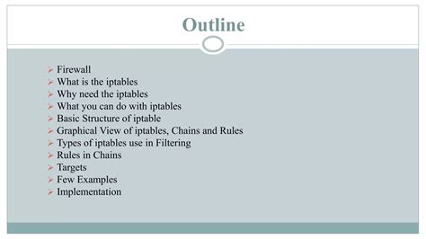 Iptables The Linux Firewall Pptx