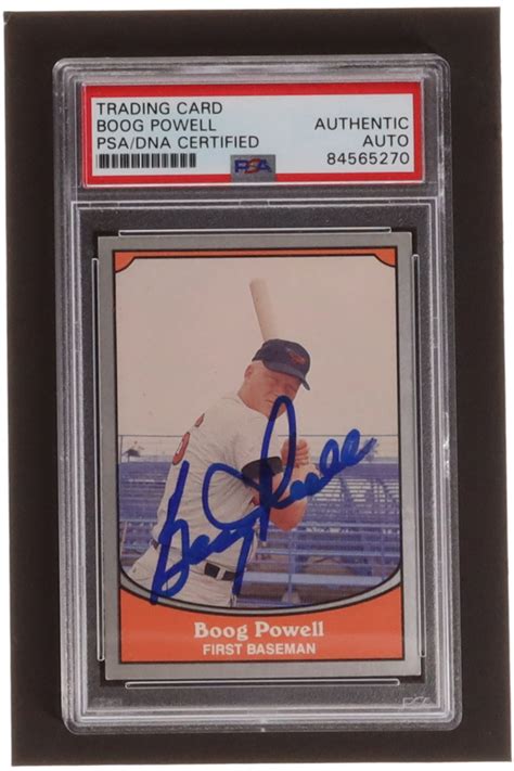 Boog Powell Signed 1990 Pacific Legends 46 Psa Pristine Auction