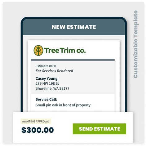 Tree Trimming Estimate Template Printable Word Searches Tree Trimming Estimate Template Printable Word Searches