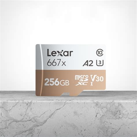 Lexar 667x 256gb 드라이빙 레코더 스토리지 마이크로 Sd 메모리 카드 고속 Tf 카드