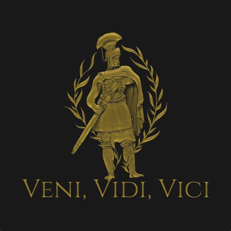 Veni Vidi Vici Julius Caesar T Shirt Teepublic