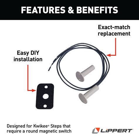 Lippert Replacement Round Magnetic Power Switch