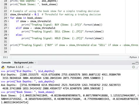 Book Skew Quantitative Trading DayTrading Com