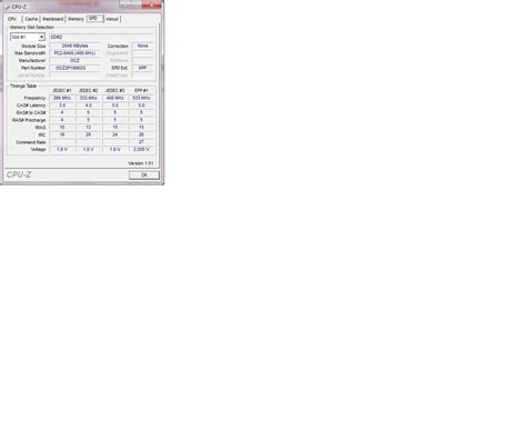 Cpu Z Ile Baktığımda Ocz Ddr2 Pc2 8500 Yerine Pc2 6400 Yazıyor Donanımhaber Forum