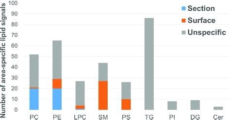 Location Specific Lipids According To Hierarchical Clustering