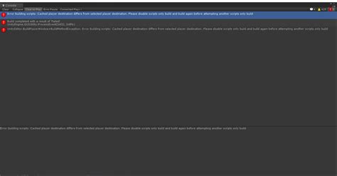 Error When Building With Scripts Only Unity Engine Unity Discussions