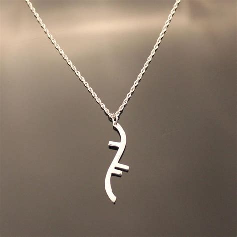 Weird S With 3 Lines Necklace My Buddy Sent Me A Photo Of This
