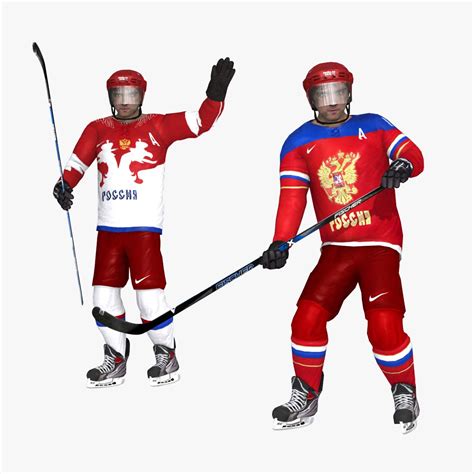 하키 선수 장비 세트 3d 모델 59 Max 3ds Fbx Obj Free3d