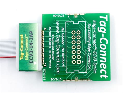 Ecv Ap Idc Pin Castellated Board Edge Connectors Tag Connect