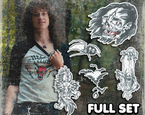 Jinx Temporary Tattoos Realistic Cosplay Costume Lol Halloween Transfer Tattoo