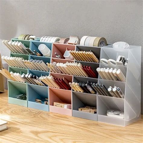 사무실 책상정리 사선 펜꽂이 데스크오거나이저 Do100 감도 깊은 취향 셀렉트샵 29cm