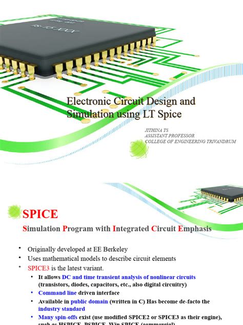 Circuit Analysis Using Lt Spice Pdf Spice Electrical Network