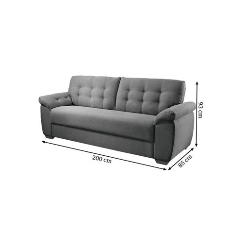 Sofá 3 Lugares D33 Aveludado Azul Eletroforte Móveis