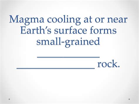 Review Igneous And Metamorphic Rocks Ppt Download