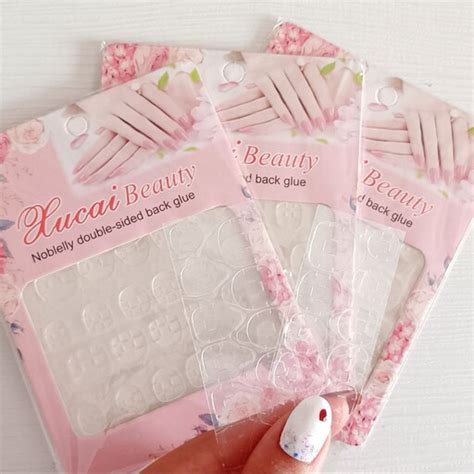 خرید و قیمت چسب دوطرفه ناخن مصنوعی مدل ژله ای نانو از غرفه ناخن مصنوعی