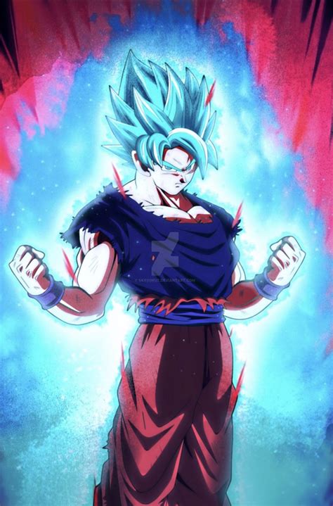 Goku Super Saiyan Super Saiyan Blue Kaioken Dragonball Anime