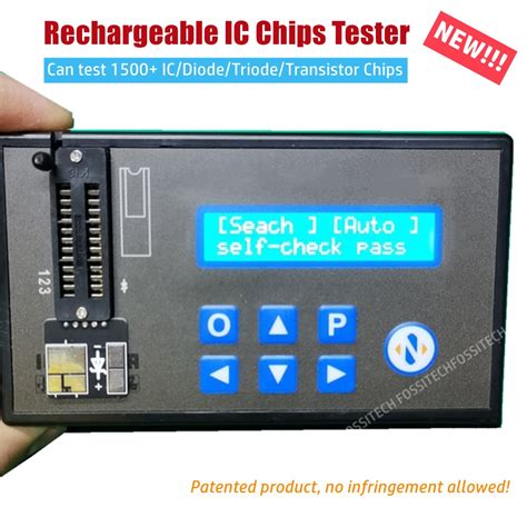 New Handheld Rechargeable Led Integrated Circuit Tester Transistor Diode Triode Tester Digital